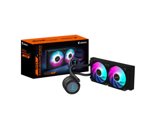 קירור נוזלי כפול Gigabyte AORUS WATERFORCE II 240 AIO 240mm ARGB - מקט ...
