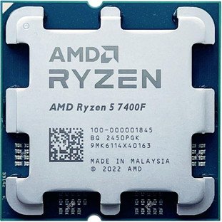 מעבד AMD Ryzen 5 7400F Zen4 6 Cores 12 Threads Up to 4.7GHz - מקט יצרן ...